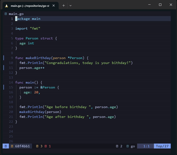 Pointers with Golang | Eduardo de Carvalho