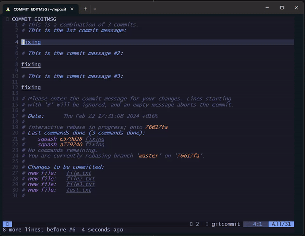 Strategies for Editing Commit Messages | Eduardo de Carvalho